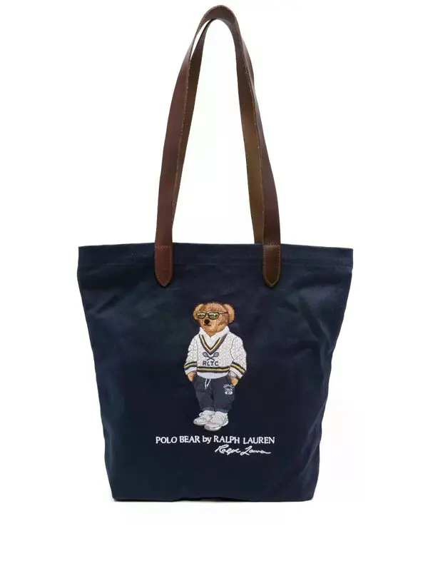 Polo Ralph Lauren Polo Bear Motif Tote Bag - Blue