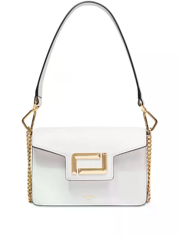 LANCEL Angele Flap Shoulder Bag - White