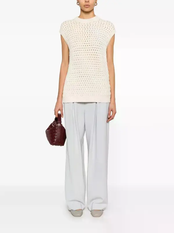 Theory Pleated Crepe Trousers