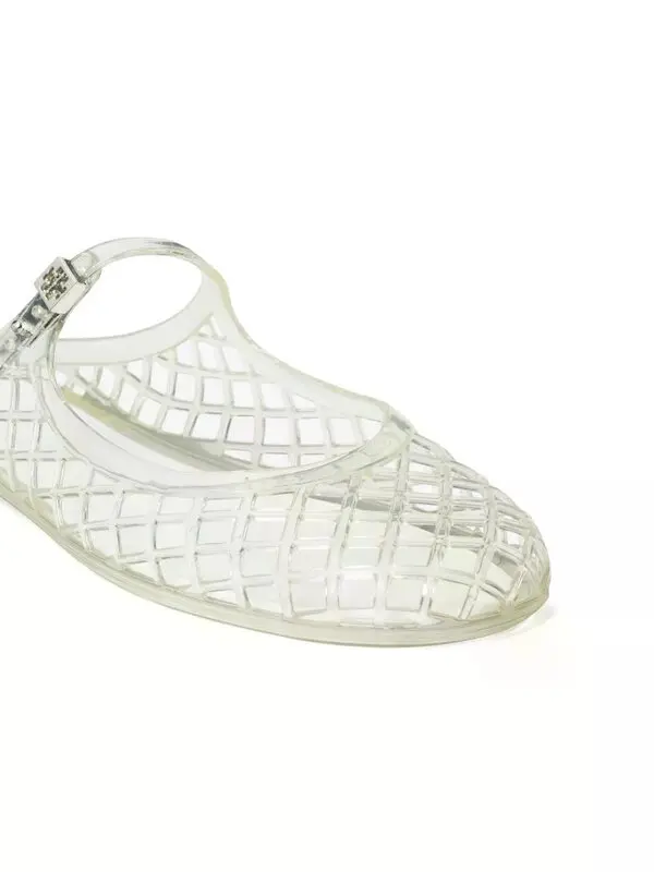 Tory Burch Mellow Mary Jane Jelly Flats - Neutrals