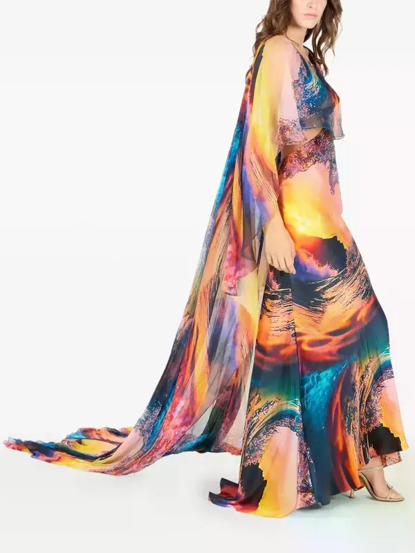 Roberto Cavalli Silk Maxi Dress