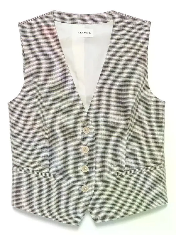 P.a.r.o.s.h Bambu Waistcoat - Neutrals