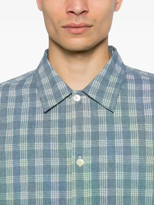 TAIGA TAKAHASHI Checked Shirt Jacket
