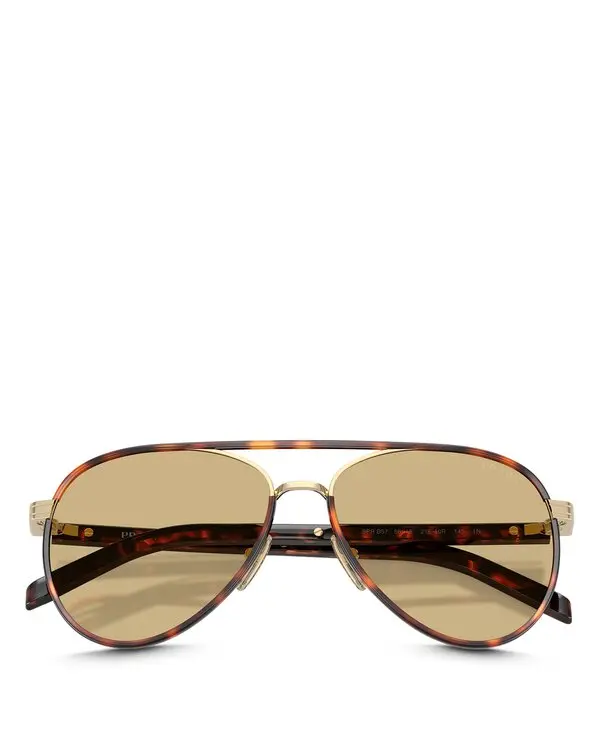 Prada Aviator Sunglasses - Pale Gold