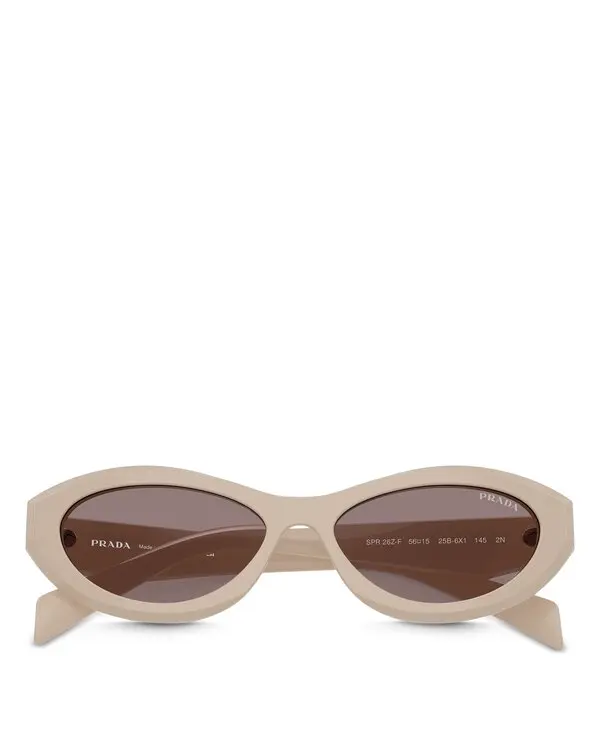 Prada Pr 26zsf Oval Sunglasses