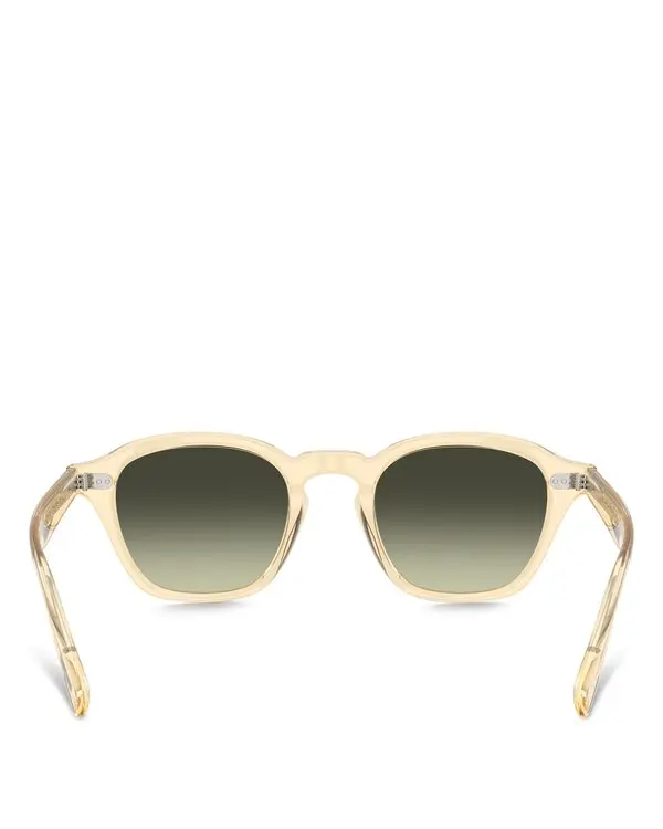 Oliver Spencer Eyles Square Sunglasses - Black