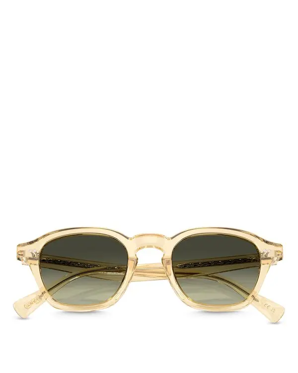 Oliver Spencer Eyles Square Sunglasses - Black