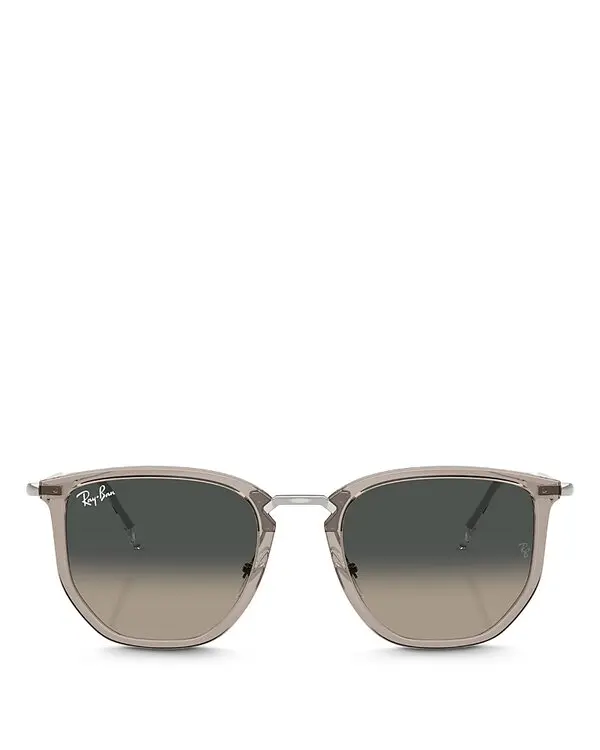 Ray-ban Round Sunglasses, 50mm - Transparent