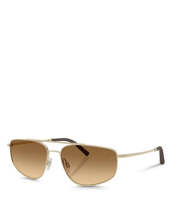 Oliver Spencer Aviator Sunglasses - Gold