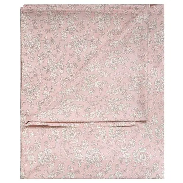 COCO & WOLF Liberty Fabric Print Flat Top Sheet - Capel Pink