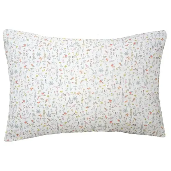 COCO & WOLF Liberty Fabric Theo Blue Print Pillowcase - Theo Pink