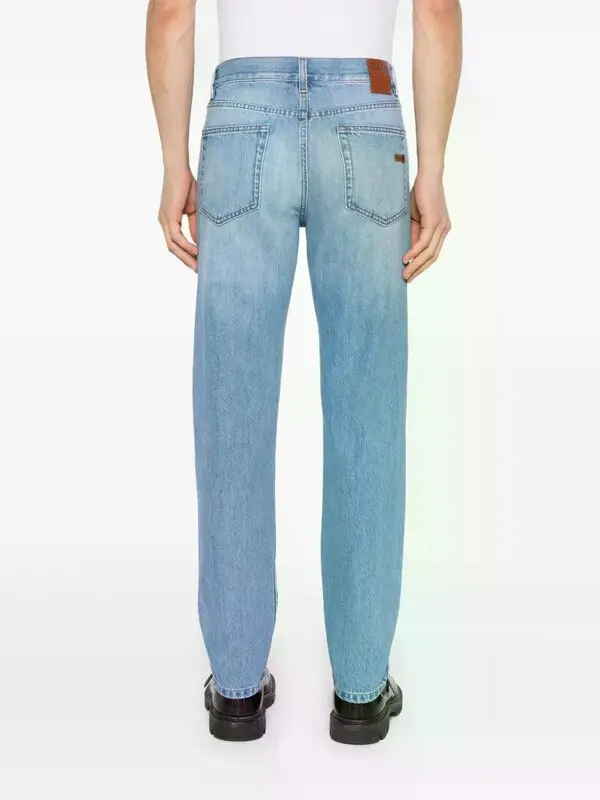 Zegna Logo-patch Jeans