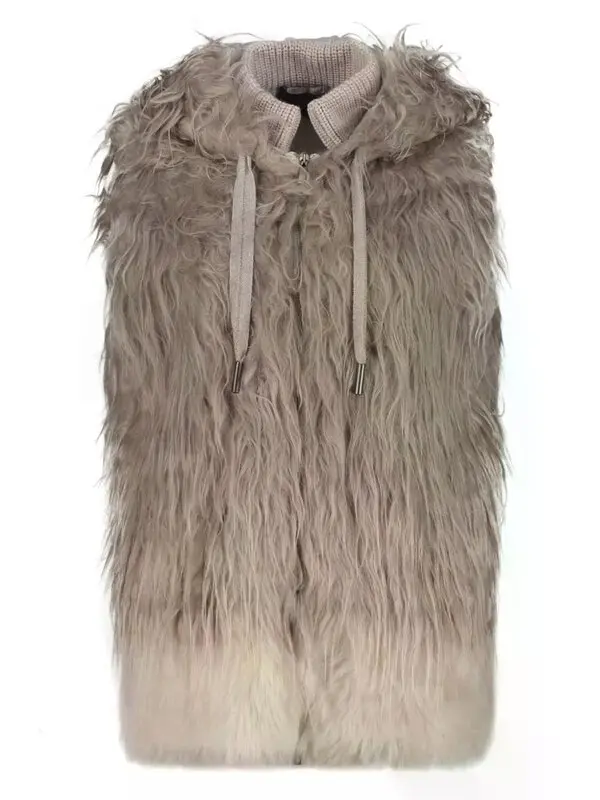 Lorena Antoniazzi Alpaca Fur Vest