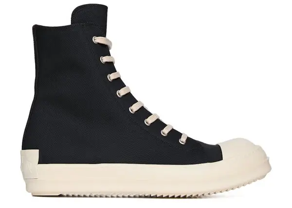 Rick Owens Hollywood High-top Sneakers - Black/milk