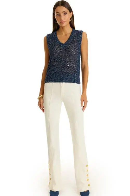 THE NOLI SHOP Addison Sequin Crochet Top