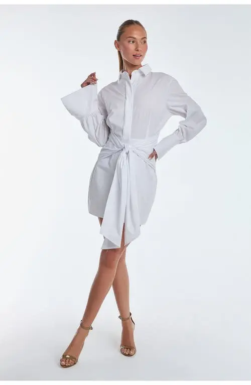 THE NOLI SHOP Noli Yoga Lana Wrap Shirt Dress