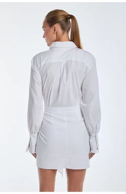 THE NOLI SHOP Noli Yoga Lana Wrap Shirt Dress