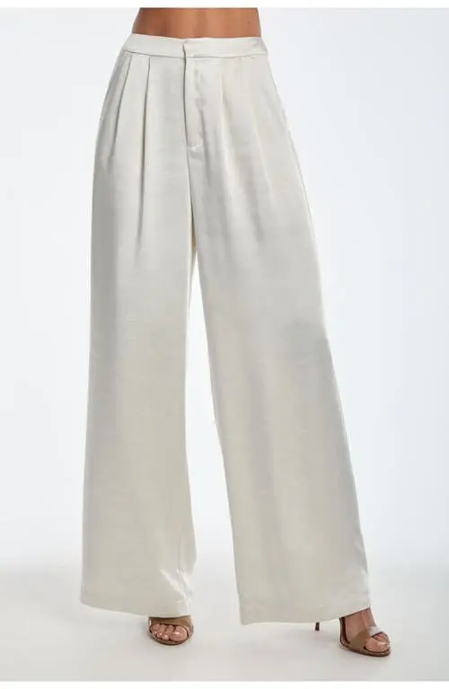THE NOLI SHOP Noli Yoga Valentina Satin Pant - Pearl