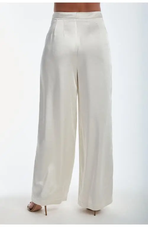 THE NOLI SHOP Noli Yoga Valentina Satin Pant - Pearl