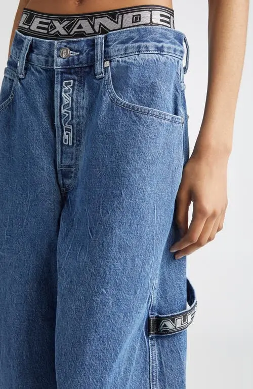 Alexander Wang Logo Waist Barrel Jeans