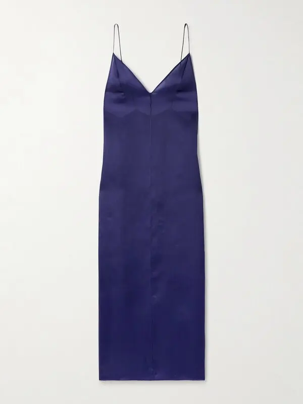 Khaite Tulula Silk-organza Midi Dress