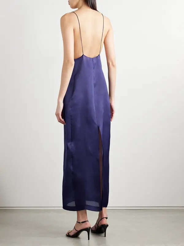 Khaite Tulula Silk-organza Midi Dress