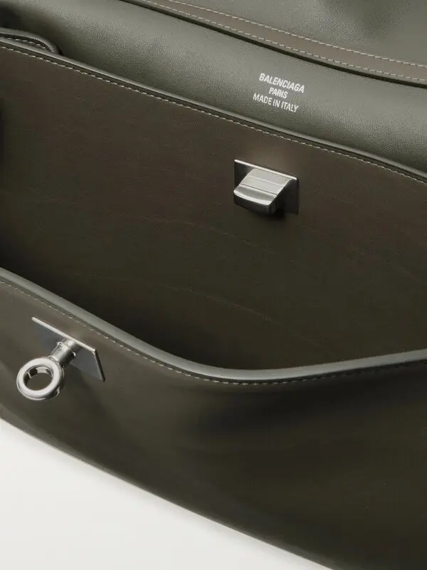 Balenciaga Rodeo Medium Leather Shoulder Bag