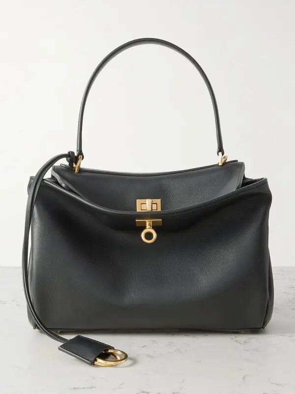Balenciaga Rodeo Small Leather Tote - Black