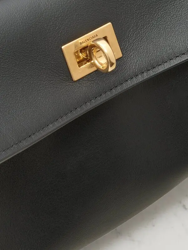 Balenciaga Rodeo Small Leather Tote - Black