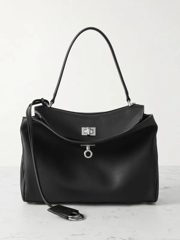 Balenciaga Rodeo Small Leather Tote - Black