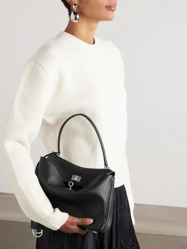 Balenciaga Rodeo Small Leather Tote - Black