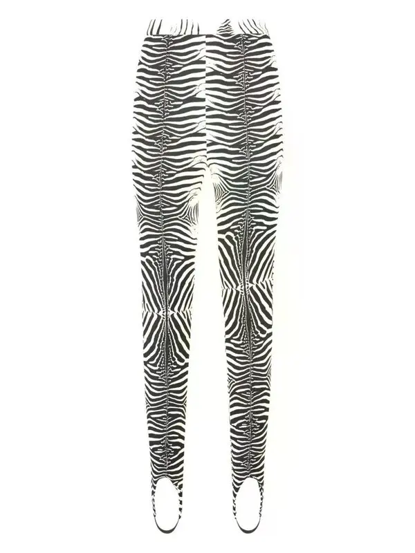 Roberto Cavalli Zebra-print Leggings - White