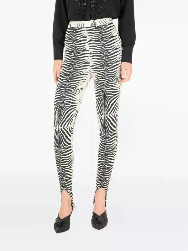 Roberto Cavalli Zebra-print Leggings