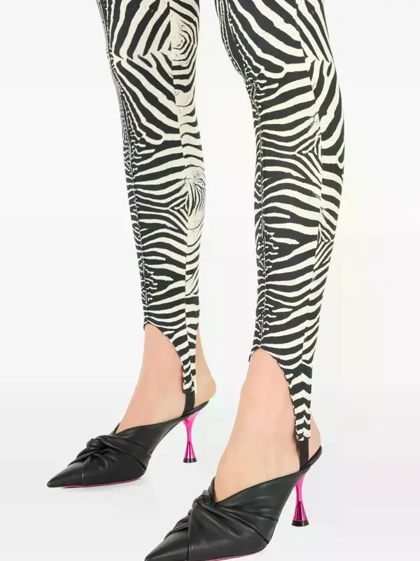 Roberto Cavalli Zebra-print Leggings