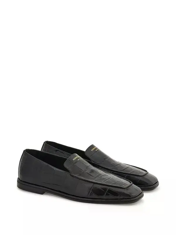 FERRAGAMO Leather Loafers