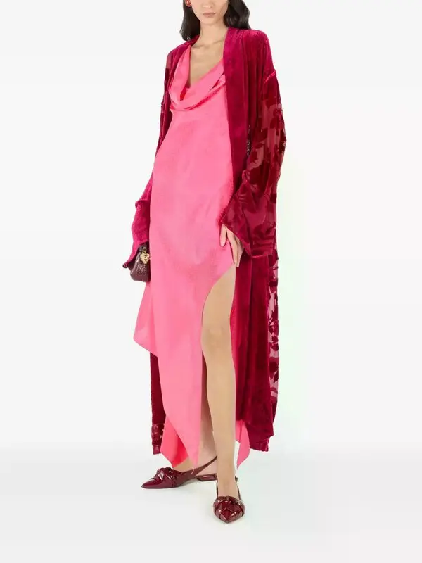 Roberto Cavalli Silk Midi Dress