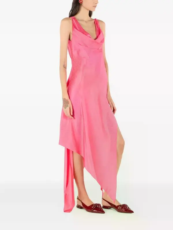 Roberto Cavalli Silk Midi Dress