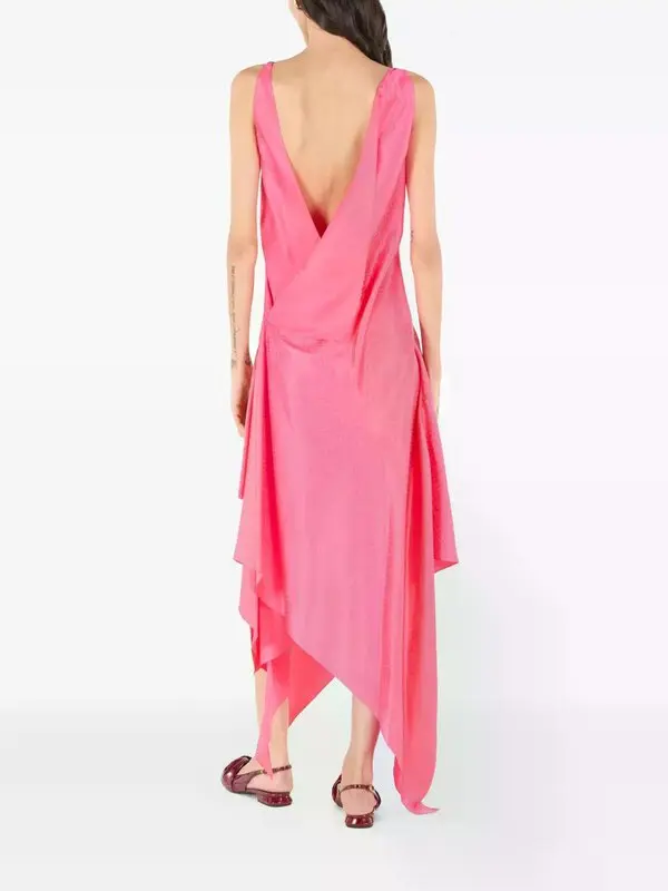 Roberto Cavalli Silk Midi Dress