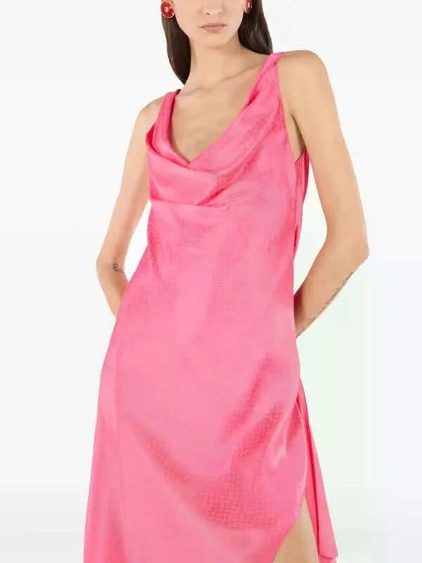 Roberto Cavalli Silk Midi Dress
