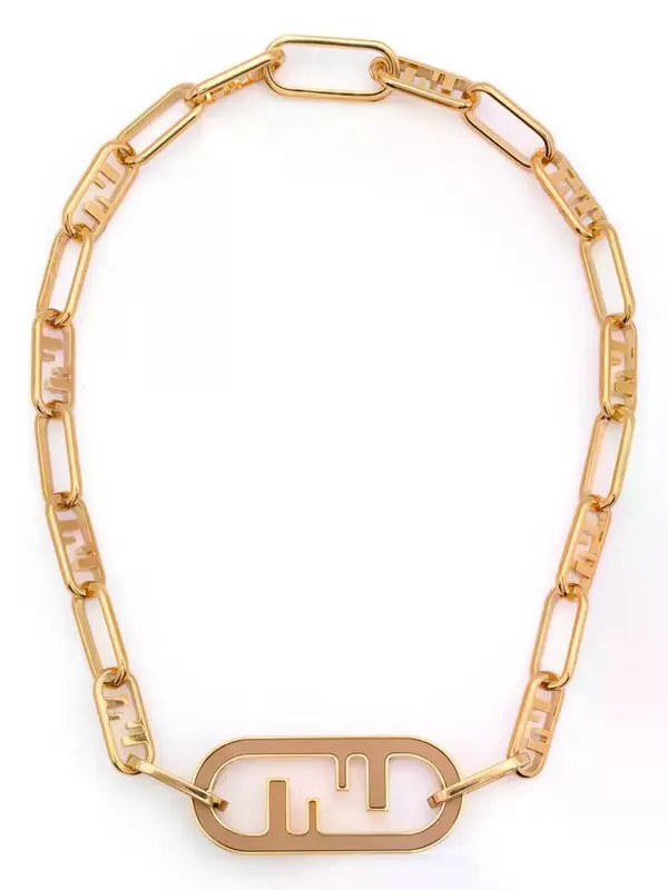Fendi O'lock Choker - Gold