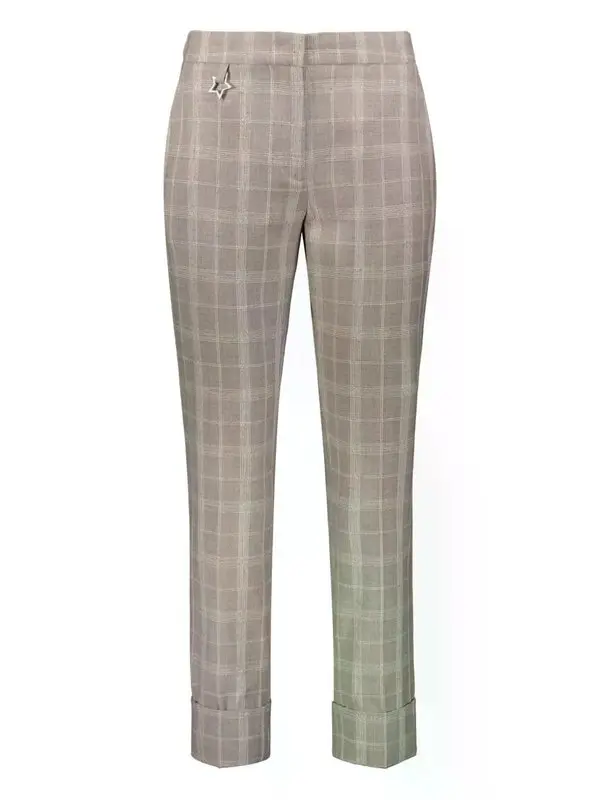 Lorena Antoniazzi Check-print Trousers