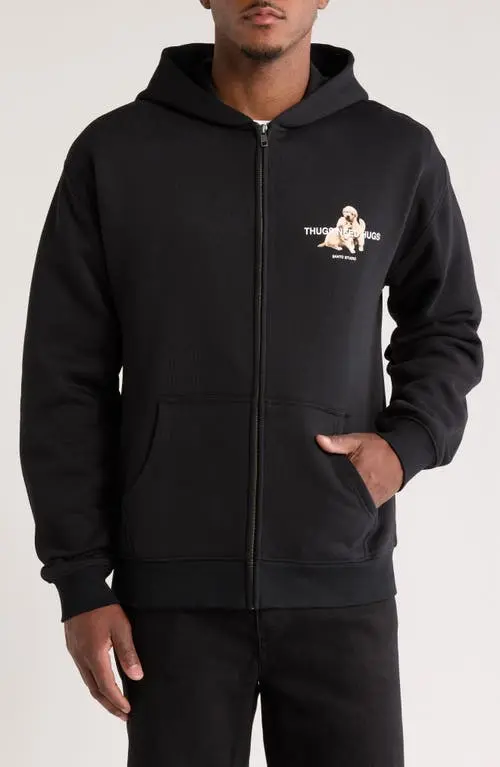 SANTO STUDIO Thugs Need Hugs Zip Hoodie