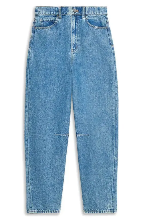 Theory Barrel Leg Jeans - Ice Blue