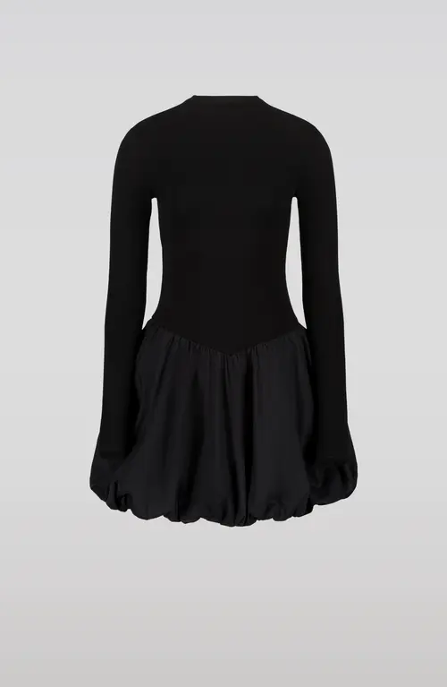 SAEMDI Cloud Mini Dress - Black