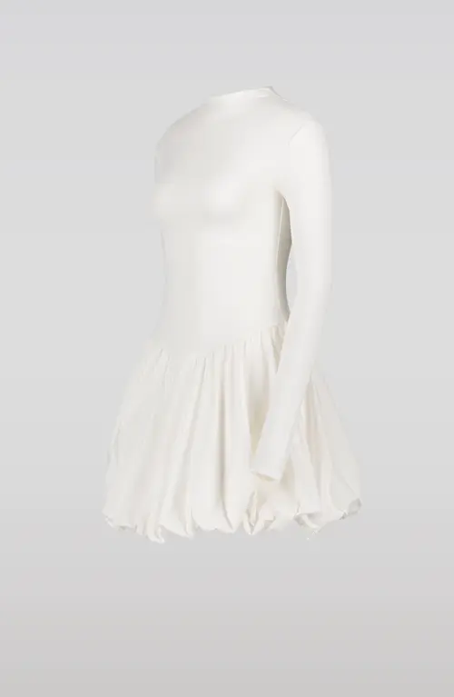 SAEMDI Cloud Mini Dress - Ivory