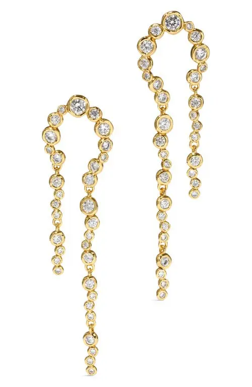 Alexis Bittar Asterales Arched Drop Earrings - Stones