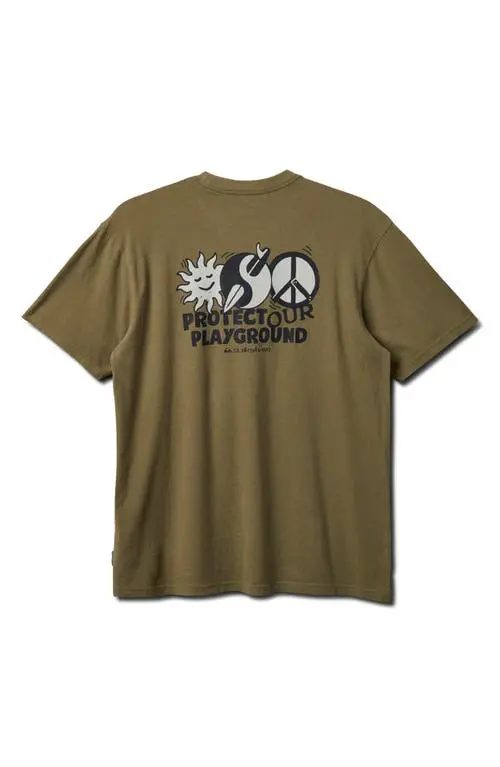 Quiksilver Wake Up World Graphic T-shirt