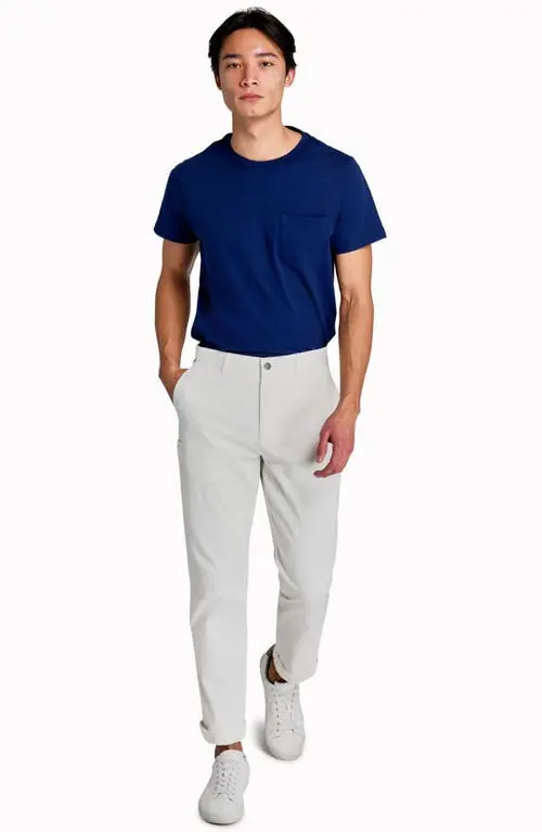 CON.STRUCT Slim Fit Stretch Flat Front Pants - White