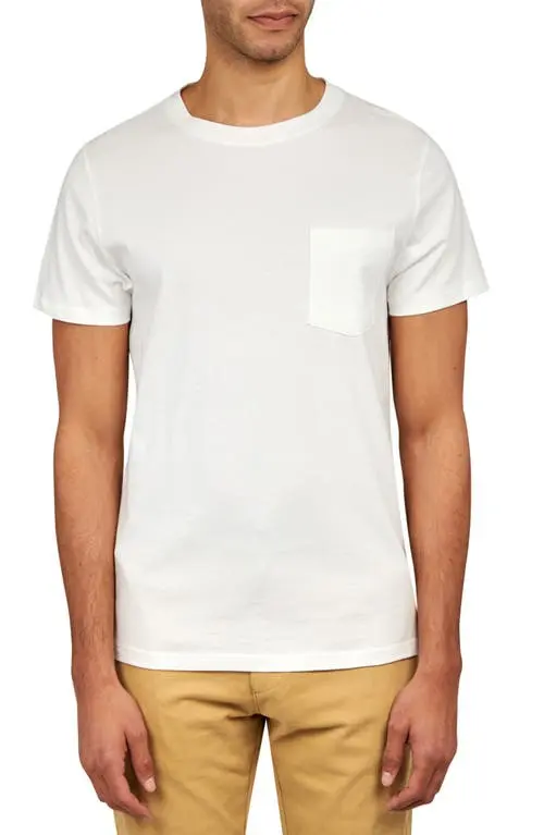 CON.STRUCT Slim Fit Solid Crew T-shirt - White
