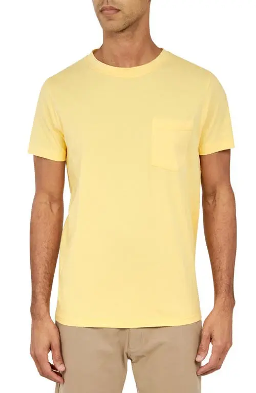 CON.STRUCT Slim Fit Solid Crew T-shirt - Yellow